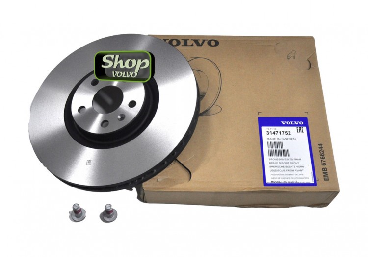31471752 Диск тормозной передний Вольво S60 III, S90 II, V60 II, V90 II ...