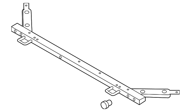 32318891 Опорная планка радиатора - Volvo XC60 \\ VOLVO Original 32318891
