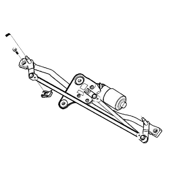 31333456 Электромотор стеклоочистителя лобового стекла с трапецией \\ c ...