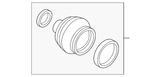 32240025 Комплект сильфонов внешний Volvo XC40 \\ VOLVO Original 32240025