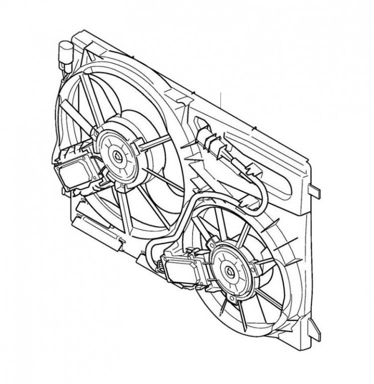 31200375 Вентилятор охлаждения электрический в сборе VOLVO XC70 II ...