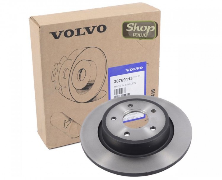 30769113 Тормозной диск задний VOLVO C30, S40 II, V50 \\ 280мм \\ VOLVO ...