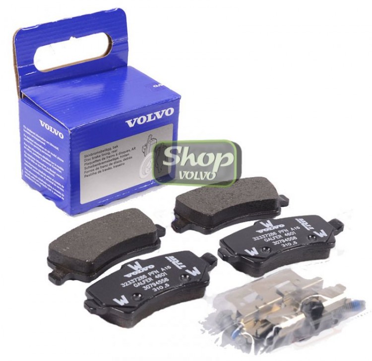 30794555 Тормозные колодки задние электрический ручник VOLVO S60 II ...